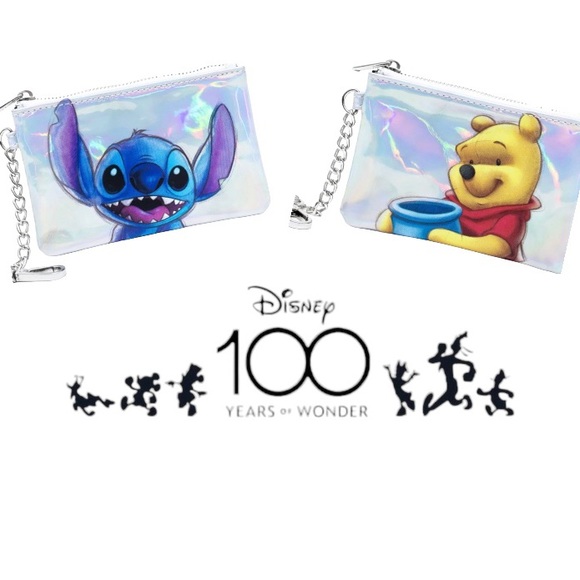Disney | Bags | Disney 0 Years Buckledown Card Holder Wallet Wchain ...